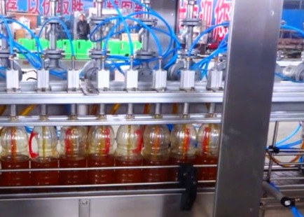 Quality SUS304 Hair Oil Filling Machine 1.5m Automatic Bottle Filling Machine for sale