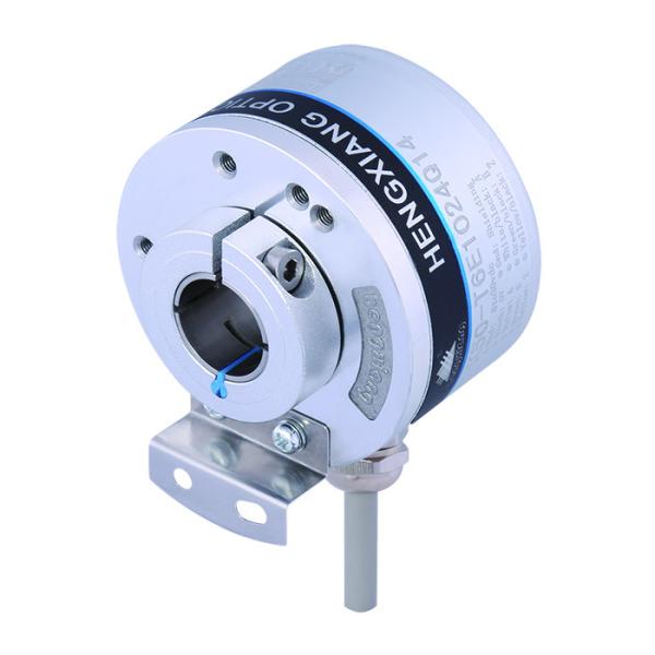 Quality K50 Optical Position Encoder , Hollow Shaft Optical Encoder 14mm Line Driver Output 5V DC 5000 Resolution for sale