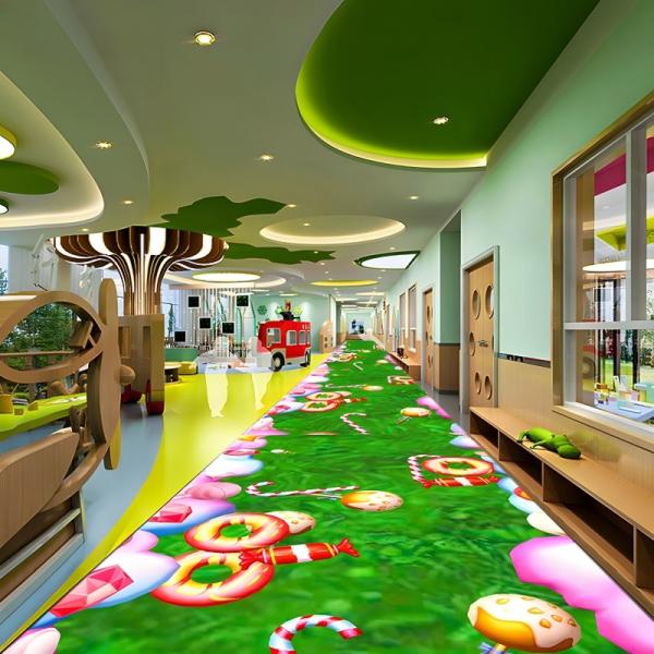 Quality 3200 Lumens Interactive 3D Floor Immersive Projector For Hotel Decoration for sale