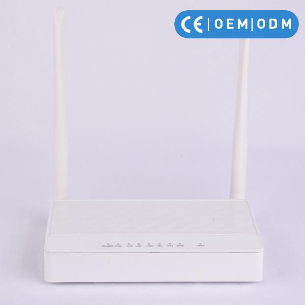 Quality Dual Mode 1GE 1FE VOIP 2 Antennas Router XPON ONU for sale