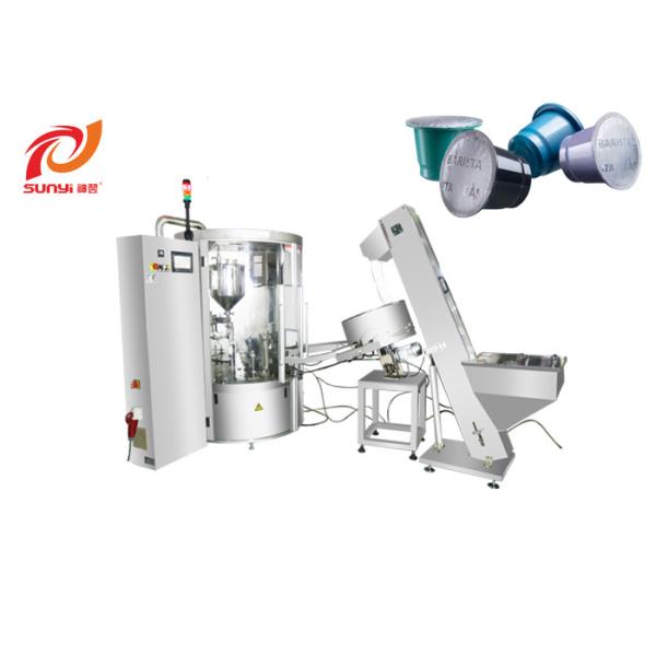 Quality Nespresso Compostable Coffee Capsule Filling Sealing Machine for sale
