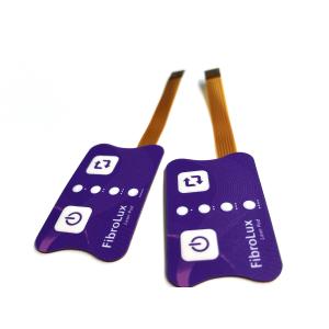 Quality Surface Printing Flexible Membrane Keypad Technology With Milky LED Window for sale