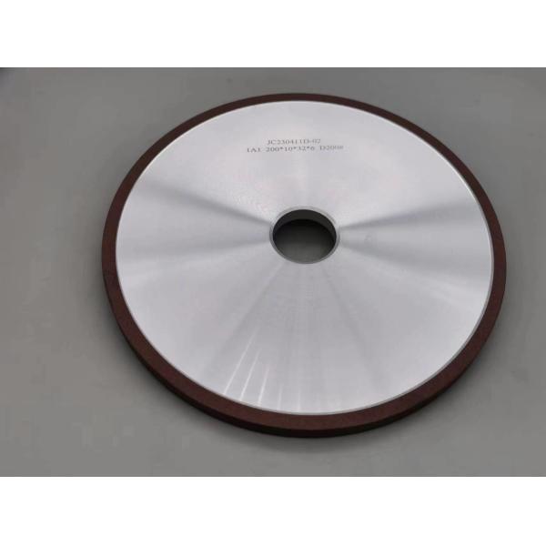 Quality D200 Grit Resin Bonded Diamond Grinding Wheel Flat Shape Aluminium for sale