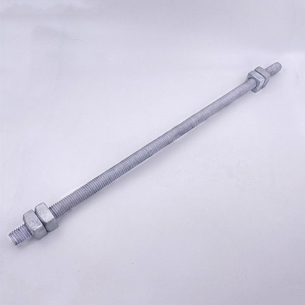 Quality 1/2" Electric Power Fittings HDG Forged Double Armign Bolts for sale