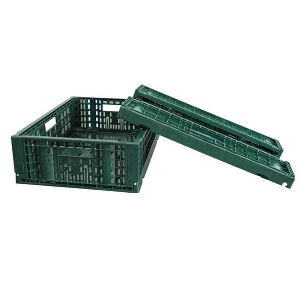Quality HUADING Plastic Foldable Crate for Storing Fruits and Vegetables 2.25kg Capacity for sale