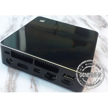 Quality 8th Generation i7 CPU Small PC Media Player Box Ultra Thin 3cm Thickness With for sale