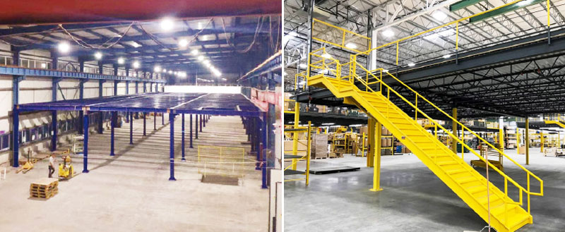 Steel Structure Garret Mezzanine Building 