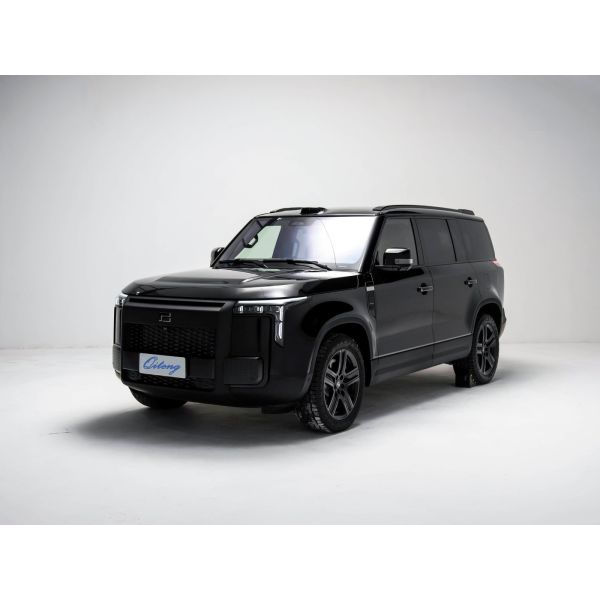 Quality Ji Shi 01 7-Seater Version Professional Service with Black Exterior Electric SUV for sale