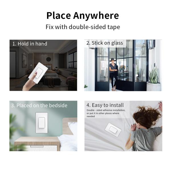 Quality 86*86*35mm Zigbee Touch Wall Switch Zigbee Lamp Switch for sale