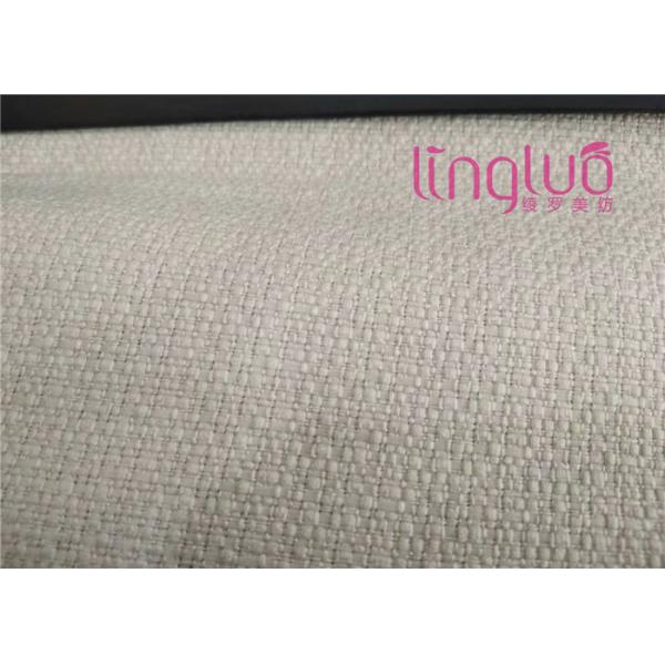 Quality Dale Linen Plain Fabric Online / Lightweight Linen Fabric 100% Polyester for sale