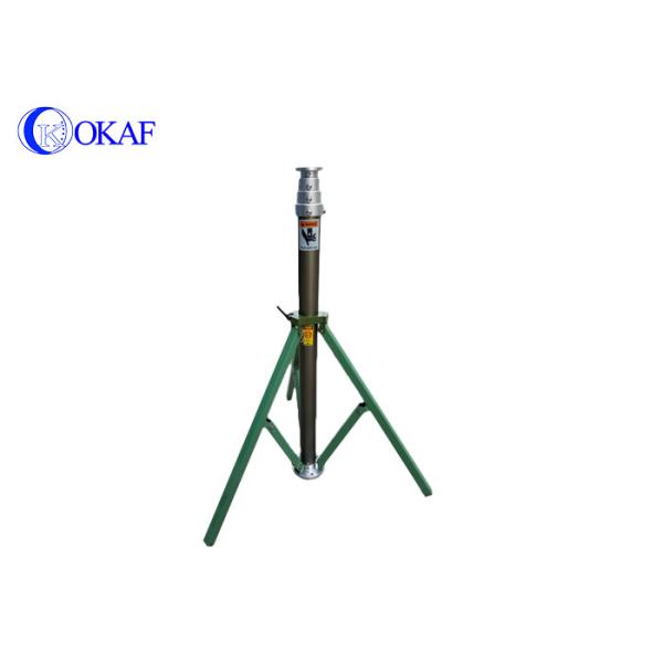 Quality Ground Mounted Portable Telescoping Antenna Mast Pole Pneumatic 1 Year Warranty for sale
