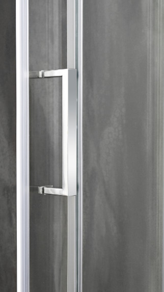 Quality Stylish Square Shower Enclosures With Chromed Profile For Modern for sale