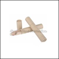 Quality Printed Logo Eco Coloured Wood 12pcs Set Pencil With Kraft Box Case For School for sale