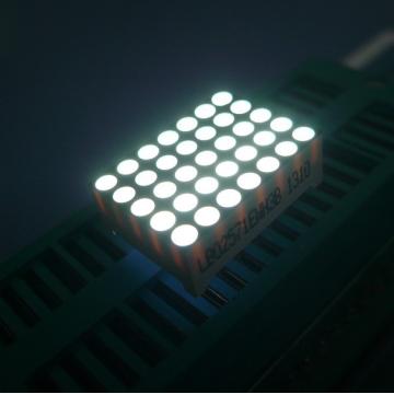 Quality Good Consistency 5 x 7 LED Dot Matrix Display Yellow Segments Black Face for sale