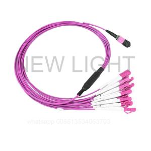 Quality OS2 OM3 OM4 MPO MTP Fiber Optic Cable for 100 Gigabit Ethernet with Low Loss and for sale