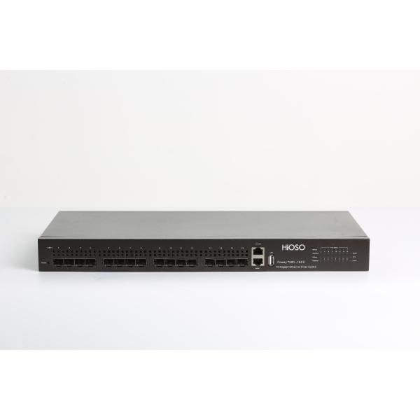 Quality 16Mbit 6 10G SFP+ FX Ports Fiber Cable Switch Support SFP Hot Plug for sale