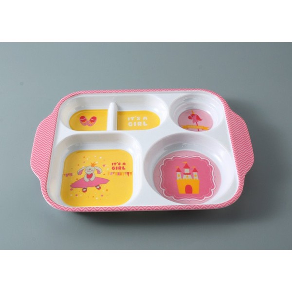 Quality CIQ Approved Cartoon Pattern Melamine Dinnerware Set for sale