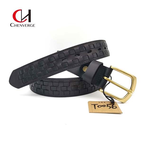 Quality Multipurpose Mens Woven Leather Belt Womens Unisex Practical Durable for sale