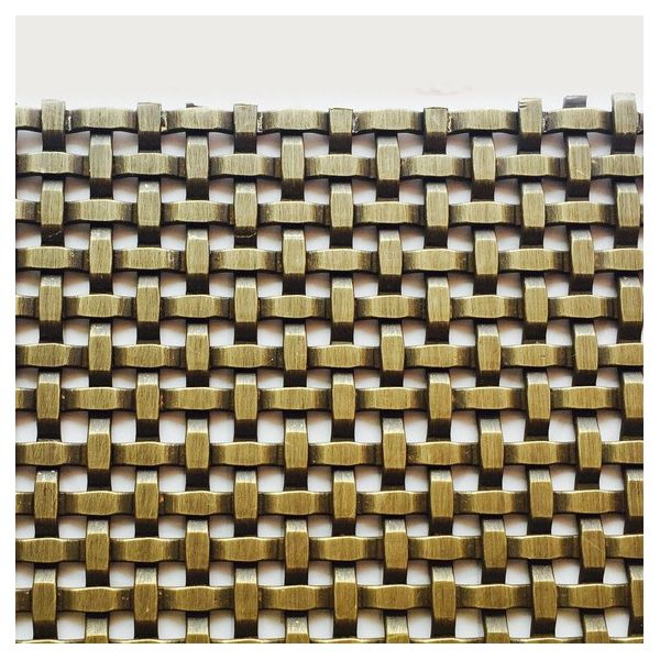 Quality Versatile Architectural Brass Mesh Corrosion Resistant Custom Metal Mesh Woven for sale