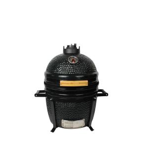 Quality Outdoor Charcoal 16 Inch Kamado Grill Ceramic Black Color 40cm for sale