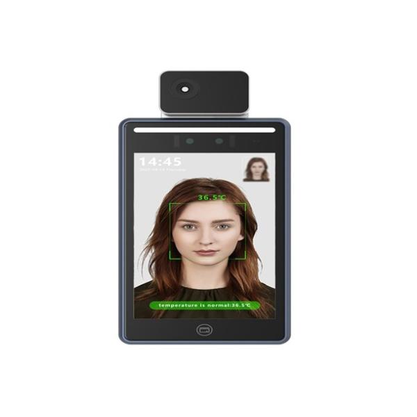 Quality Facial Recognition Thermometer Kiosk , 0.5-1.5m Thermal Body Temperature for sale