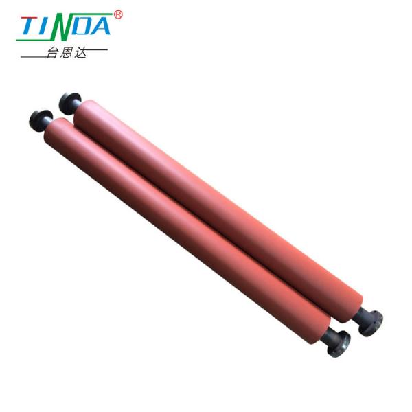 Quality Industrial Grade Heating Rubber Coated Steel Rollers Rubber Roller OEM for sale