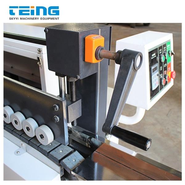 Quality Three Head Vertical Door Edge Side Sanding Machine with 150mm Polishing Roller for sale