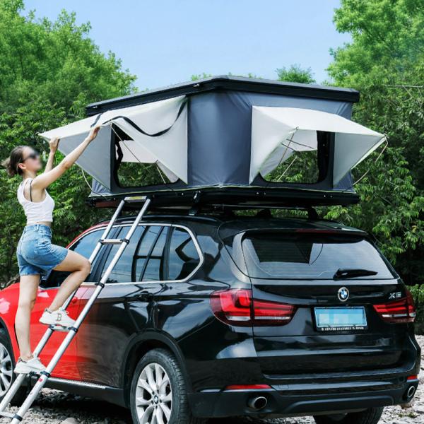 Quality Customizable Quick Automatic Opening Large Roof Top Tent For 3-4 Person for sale