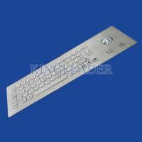 Quality Vandal Proof Stainless Steel Industrial Computer Keyboard With 64 Keys for sale