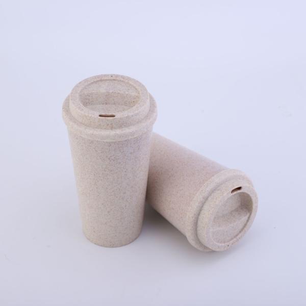 Quality Fashion Single-Layer 580ML PP Wheat Straw Drinking Straw Cup Wheat Fiber for sale
