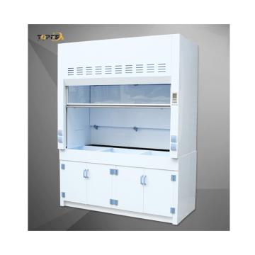 Quality LED Lighting PP Fume Hood , Integrated Chemical Exhaust Hood Cupboard for sale