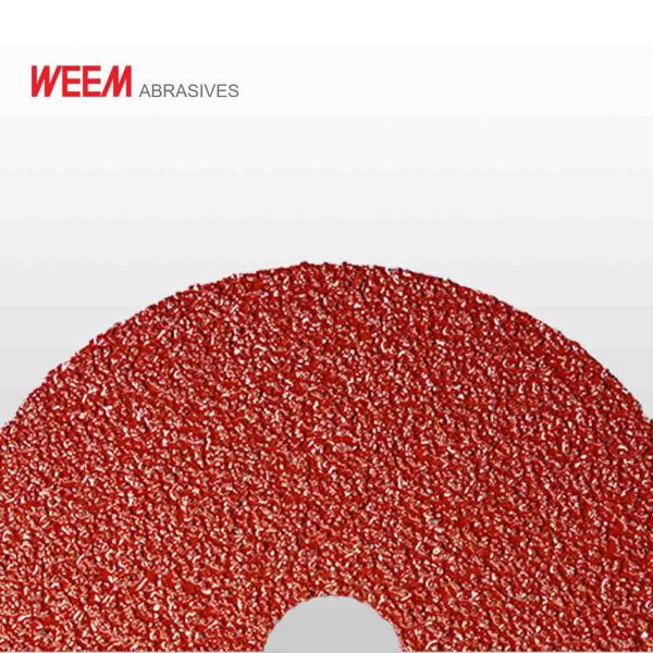 Quality 5 Inch Sanding Discs 100mm Aluminum Oxide Resin Fiber Sanding Discs For Angle Grinder Start for sale