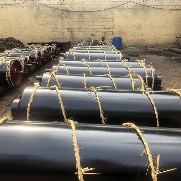 Quality Rust Red Wear Resistant DT II Conveyor Roller for sale