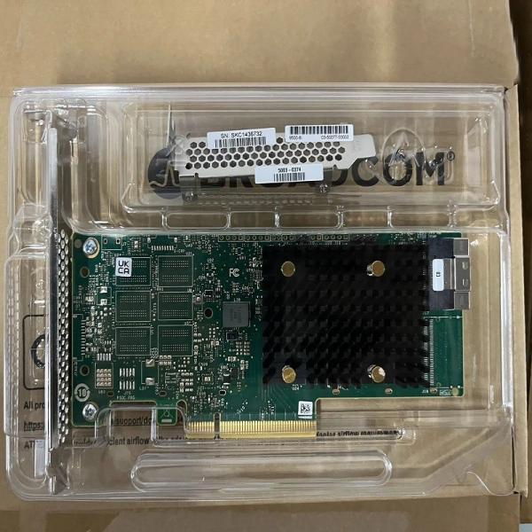 Quality Broadcom HBA Server Array Card 9500-8i Tri Mode Storage Cntroller SATA 6Gbs SAS 12Gbs PCIe for sale