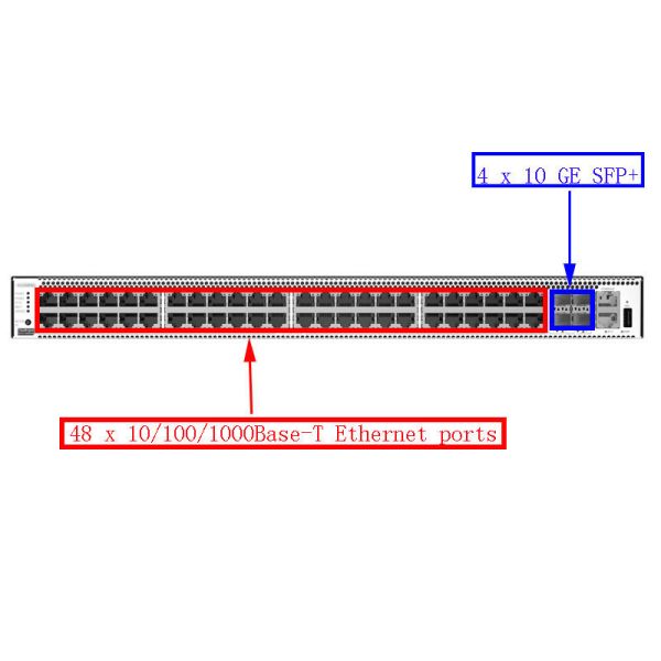 Quality 48-Port Managed Ethernet Switch with 4 10G SFP and POE Function Internal Storage for sale
