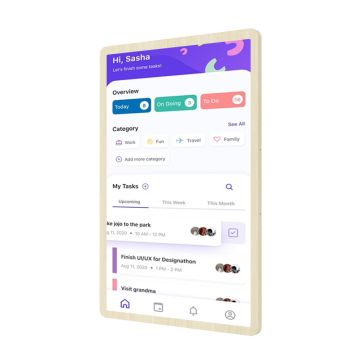 Quality Online Monthly Planner Digital Wall Calendar For Streamlined Family Scheduling for sale