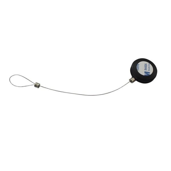 Quality Mini Round Plastic Anti Theft Retractable Display Pull Box Recoiler for sale