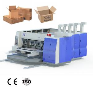 Quality corrugated printing machine , corrugated cardboard 4 colors printer&slotter for sale