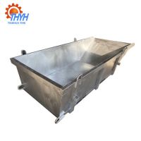 Quality 2M3-12M3 Metal Skip Bin Trash Skip Container Construction Garbage Bin for sale