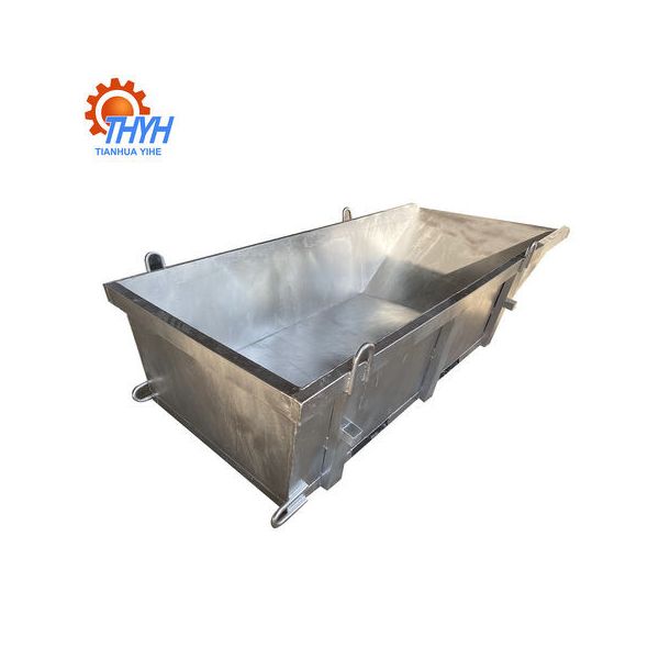 Quality 2M3-12M3 Metal Skip Bin Trash Skip Container Construction Garbage Bin for sale