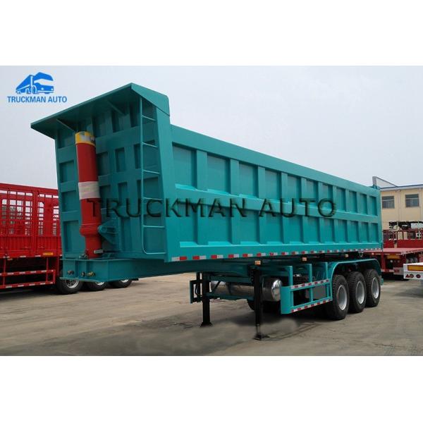 Quality High Capacity Dump Semi Trailer 3 Axles 60 Tons For Construction And Mining Site for sale