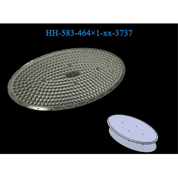 Quality Large Dimensions 578.03*308mm Uniform Illumination High Transmittance Sports Lighting Lens for sale