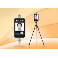 Quality FCC 8 Inch Color Screen Temperature Scanner WiFi  Face Id  Time Attendance Machine for sale