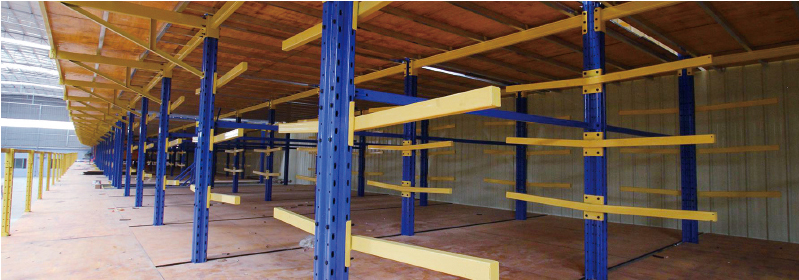 Cantilevered Mezzanine Racking