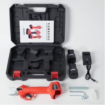 Quality 40mm Cordless Electric Pruner 4 Gears Handheld Orchard Tree Branches Cutter for sale