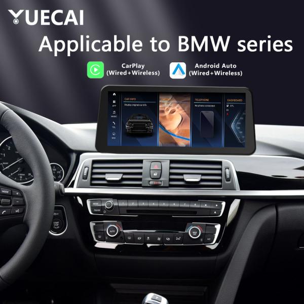 Quality 12.3 Inch Large Screen BMW Car Navigation Systems Upgrade Android Screen Changer for sale