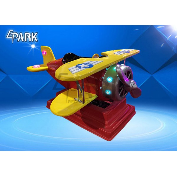 Quality Samll Children 'S Coin Operated Rides Propeller Big Plane Rocking Car for sale