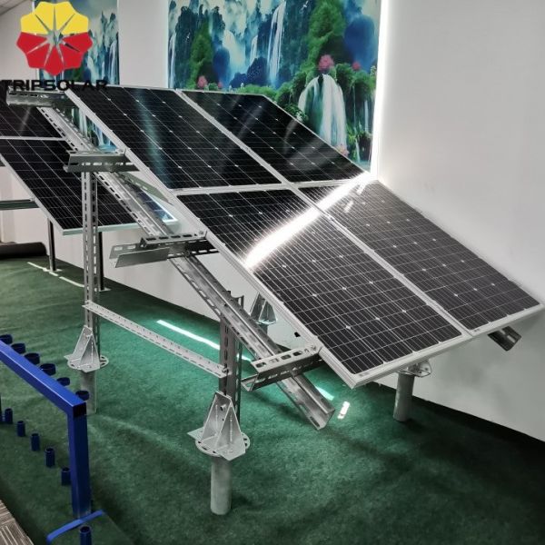 Quality Ground Mounted Solar Module Mounting Structure Snow Load 1.5KN/m2 and Wind Load for sale