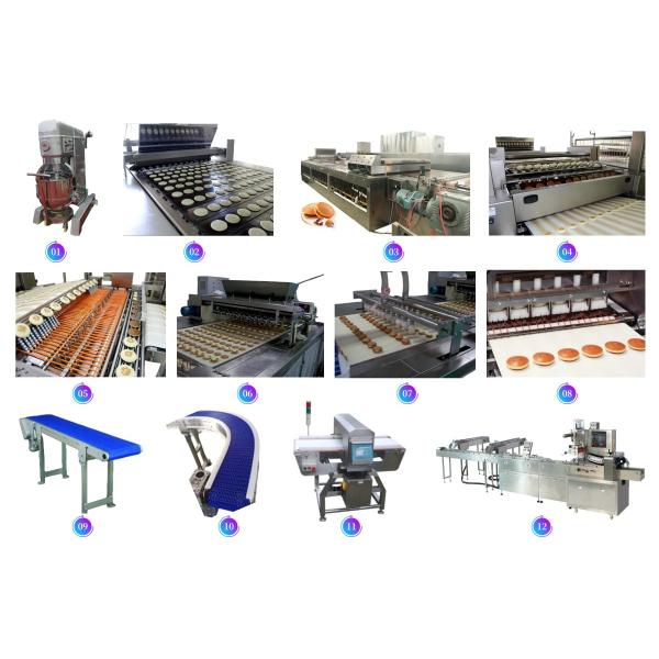 Quality PD800 Top Sandwich Pancake Production Line Sandwich Pancake Processing Line for sale