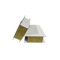 Quality Insulation Sandwich Rock Wool Board for Modern Warehouse Design and Fire for sale